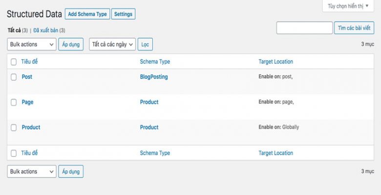 Hướng dẫn cài đặt Plugin: Schema & Structured Data for WP & AMP
