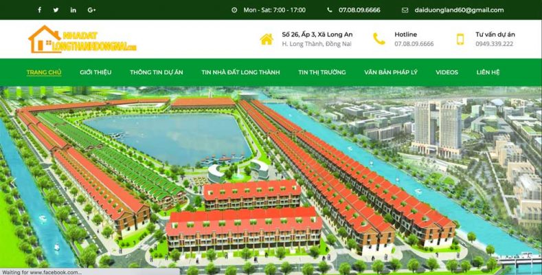 Thiết kế web Bất động sản